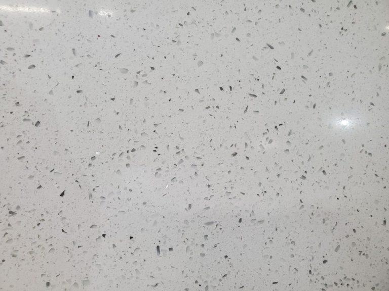 Sparkling White Quartz » Granite & Quartz Countertops. Kitchen Cabinets ...