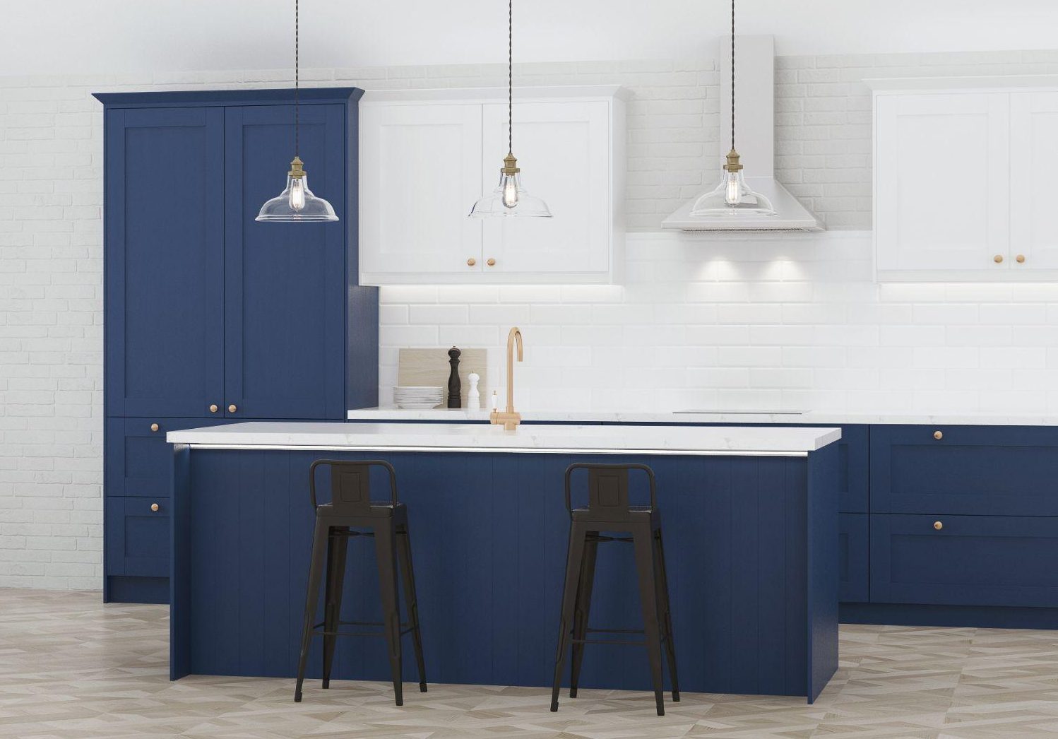 Gloss And Matte Kitchen Cabinets » Granite & Quartz Countertops ...