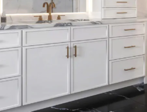 Slim Shaker Doors, Micro Shaker Kitchen Cabinets » Granite & Quartz ...